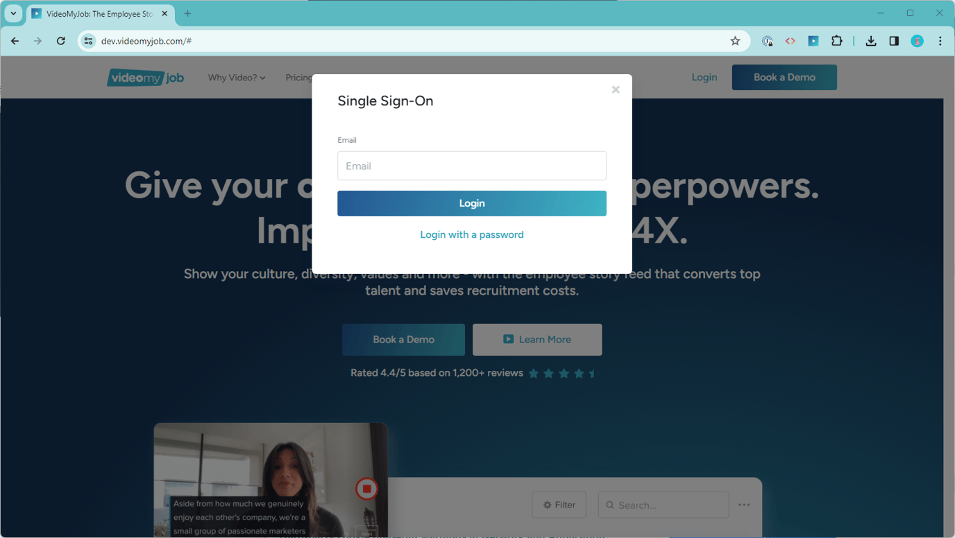 How to login with SSO enabled How to login with SSO enabled